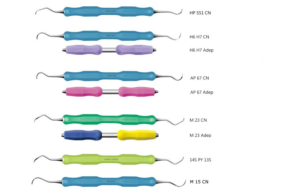Deppeler Scaler M 23 Adep blau/gelb - dentoNET.ch